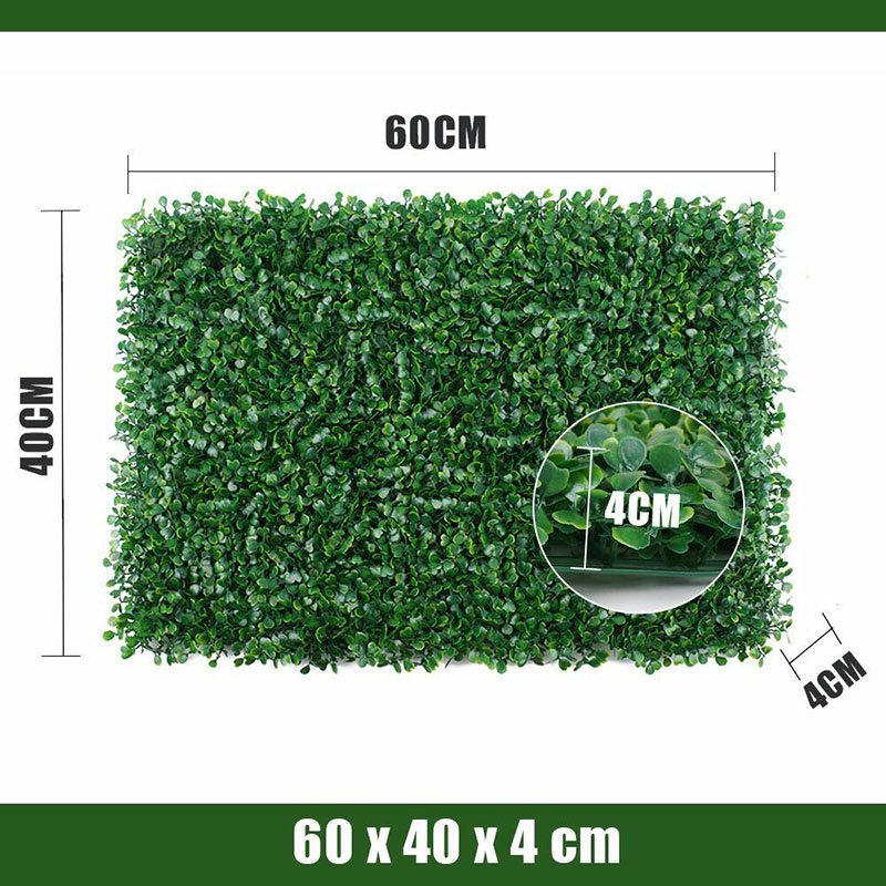 1-10 Artificial Plants Wall Panels Fake Vertical Garden Green Foliage ...