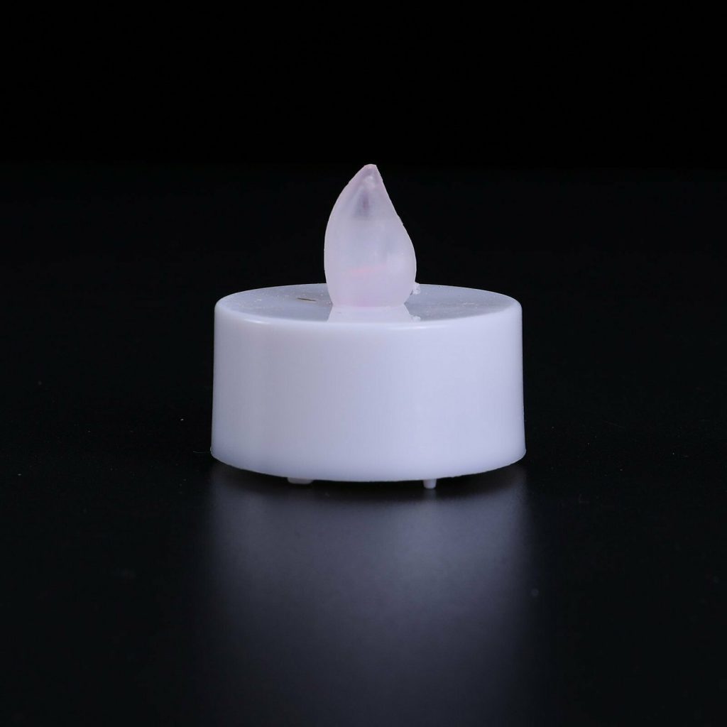 12x LED Candle Tea Light Blue Flameless 120 hours Battery - Party ...