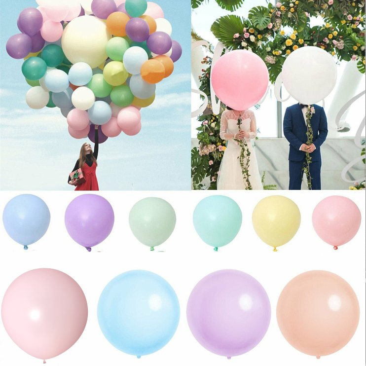 90cm Giant Jumbo Balloon Latex Retro Balloons Large Circular Birthday ...